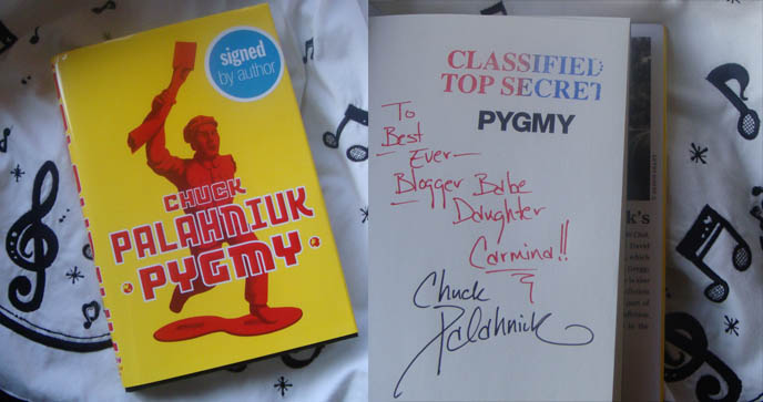 CHUCK PALAHNIUK PYGMY BOOK READING: FIGHT CLUB AUTHOR SPEECH & SIGNING ...