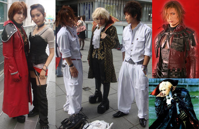 GACKT CONCERT IN TOKYO: JAPANESE COSPLAYERS OUTSIDE SAITAMA ARENA, J ...