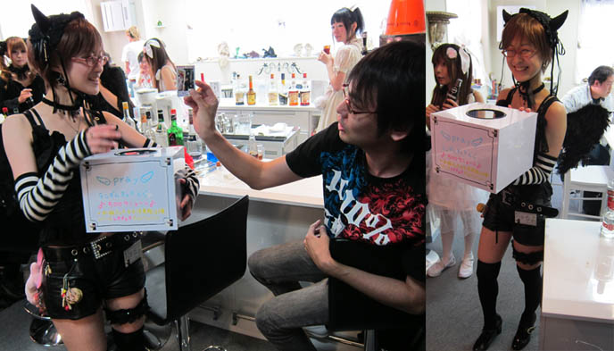MAID CAFE IN TOKYO JAPAN: ANGEL & DEMONS, CAFE BAR PRAY. CUTE COSPLAY ...